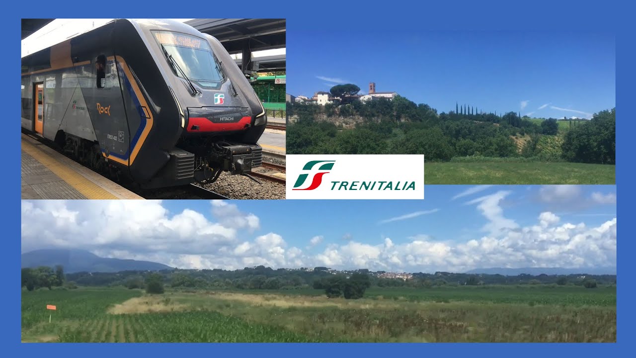 Trains in Tuscany. Ferrovia Leopolda: Firenze-Pisa on RV4023 with ...