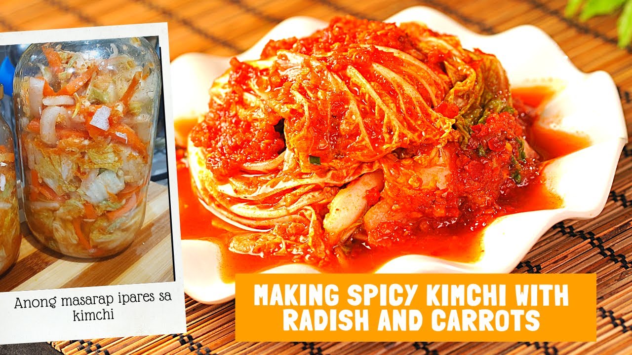 How To Make Kimchi With Carrots And Radish | Fermented Vegetables ...