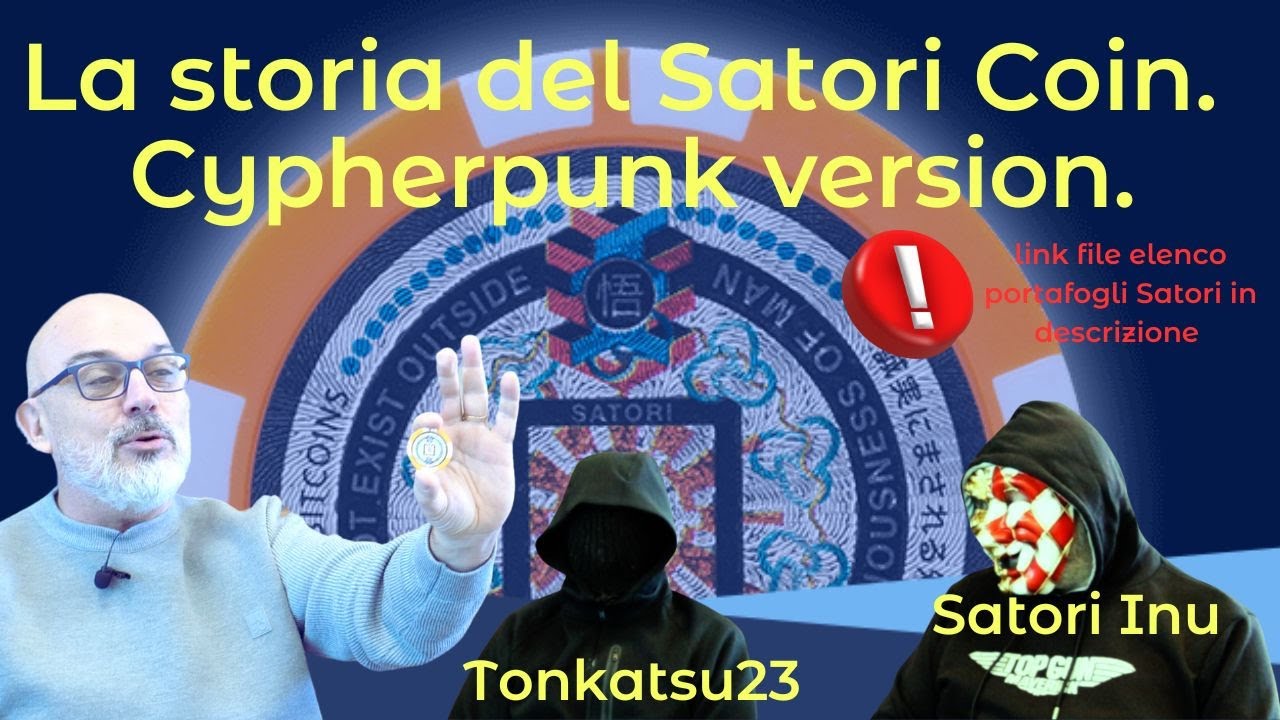 Satori coin: la storia di un simbolo del #bitcoin - YouTube