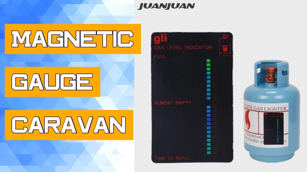 Magnetic Gauge Caravan Bottle Propane Butane LPG Fuel Gas Tank Level ...