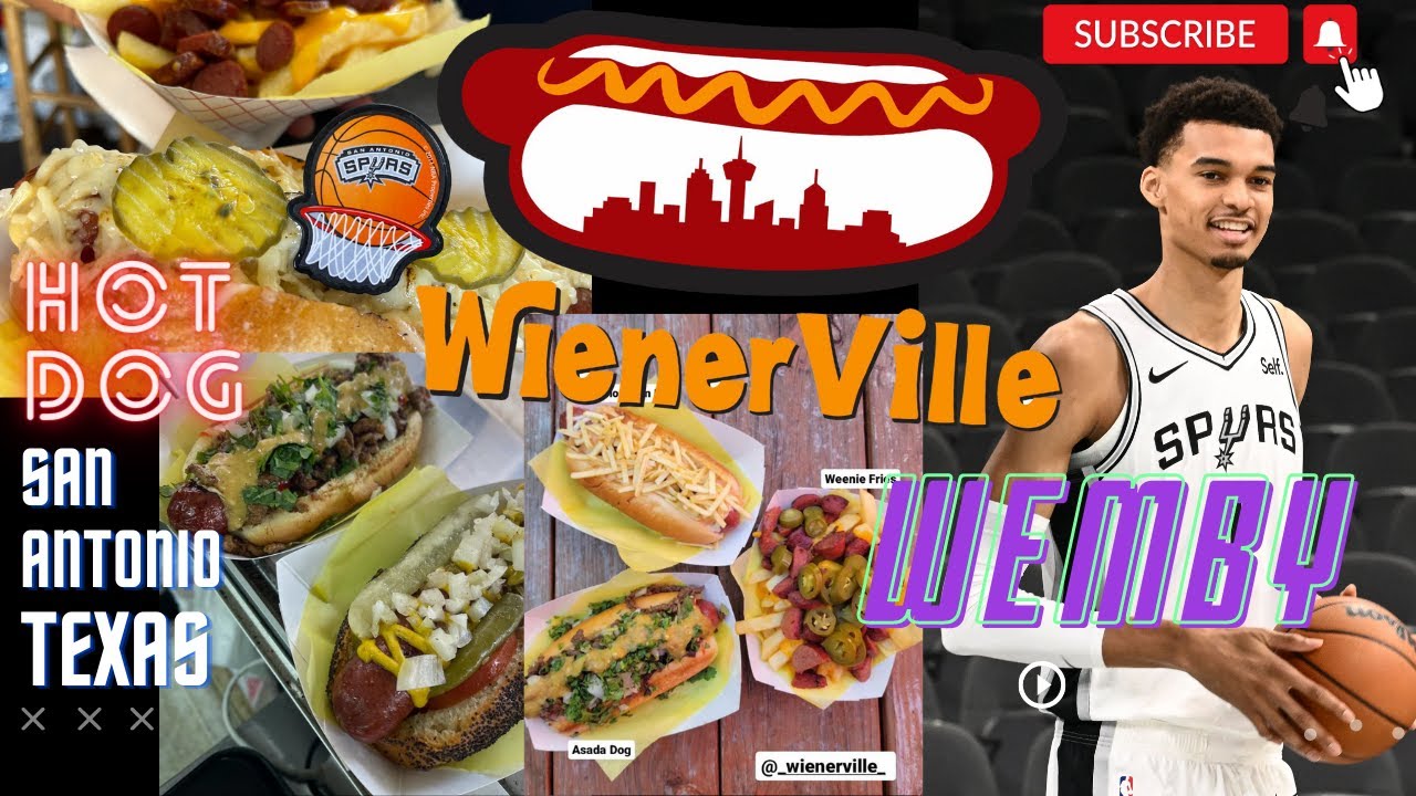 THE 'WEMBANYAMA' HOT DOG | BEST HOT DOGS IN SAN ANTONIO TEXAS | WIENER ...