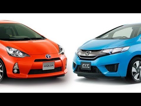 Honda Fit Hybrid and Toyota Aqua Ground Clearance Comparison - YouTube