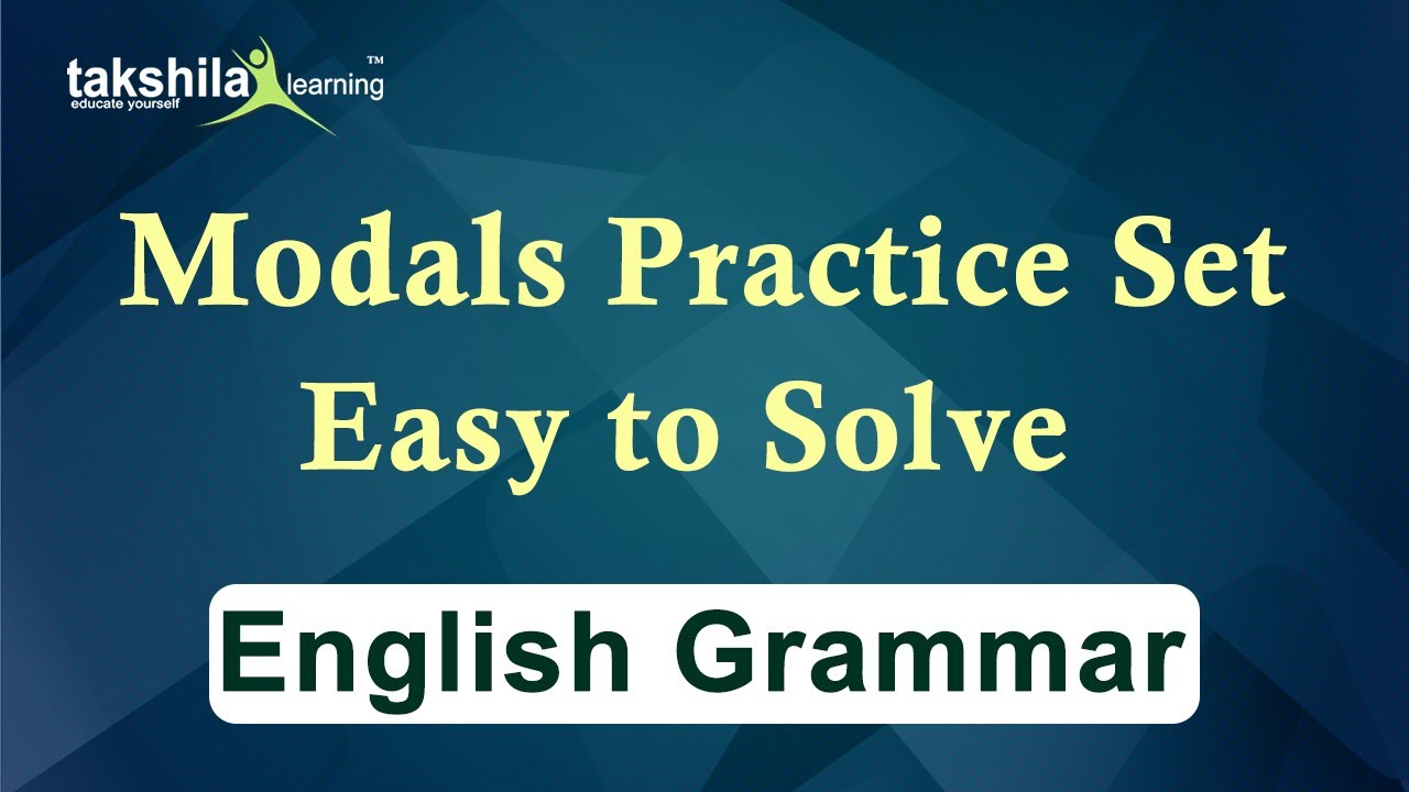 Modals Excercise 10 questions - modals practice set for competitive ...