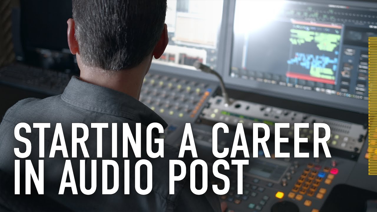 Audio Post Production (Finding a Career Path) | ADAM Audio - YouTube