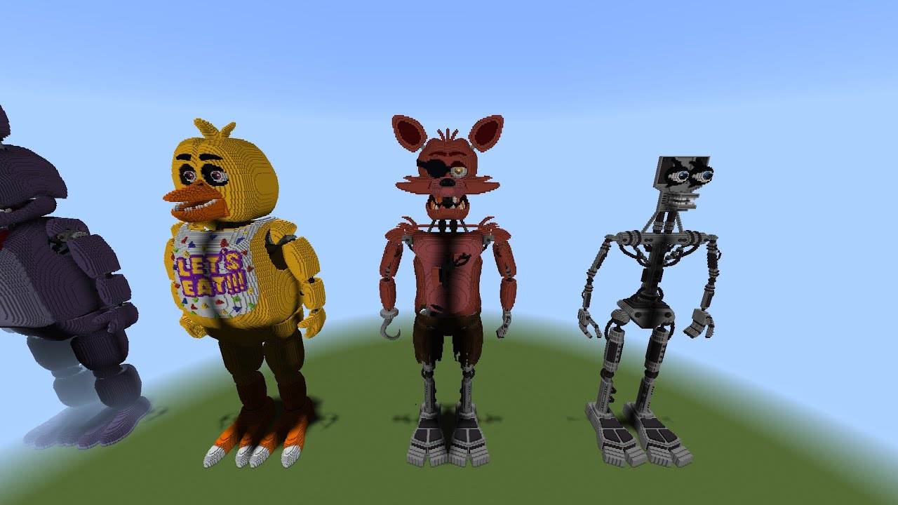 Minecraft Build Showcase FNaF 1 Foxy The Pirate!! - YouTube
