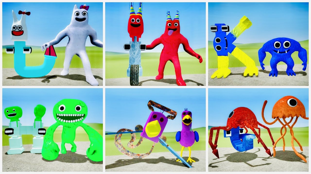 NEW ALPHABET LORE & GARTEN OF BAN BAN FAMILY In Garry's Mod! - YouTube