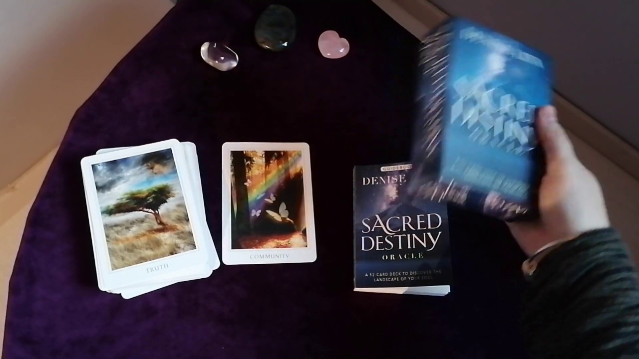 Découverte du Sacred Destiny Oracle de Denise Linn - YouTube