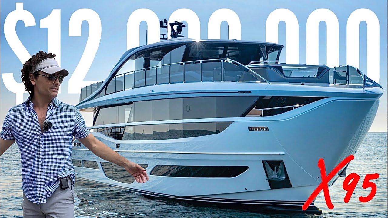 Onboard Miami’s Incomparable 2022 PRINCESS X95 | $11,9 Million Princess ...