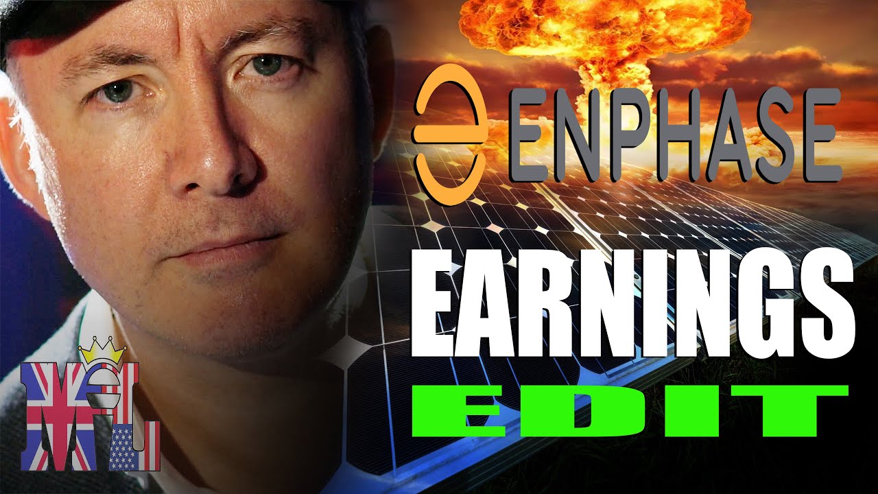 ENPH STOCK - Enphase EARNINGS - WOW HUGE CRASH. I Bought MORE! Martyn ...