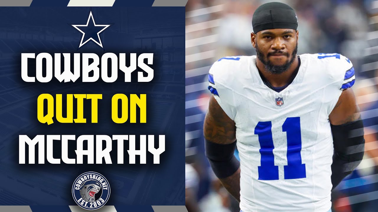 Dallas Cowboys Quit on McCarthy, Here's what's Next - YouTube