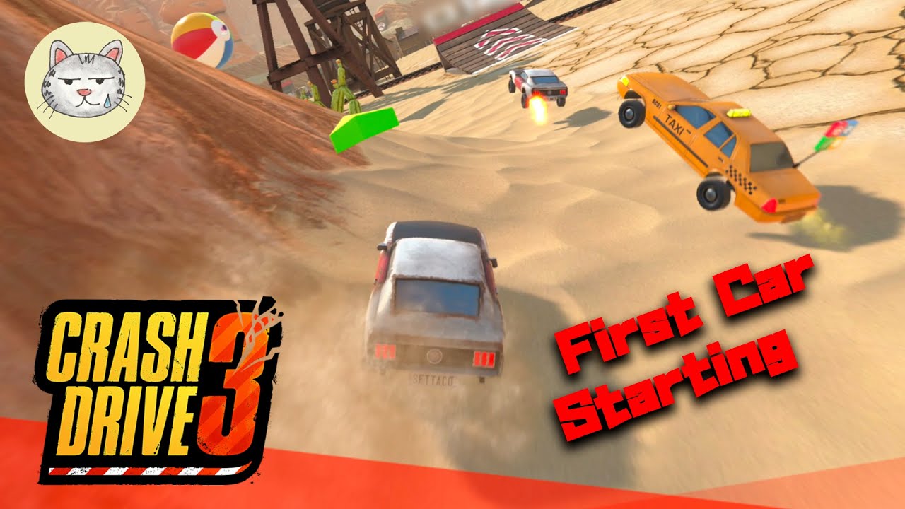 Crash Drive 3: First car Stallion, Try online play - YouTube