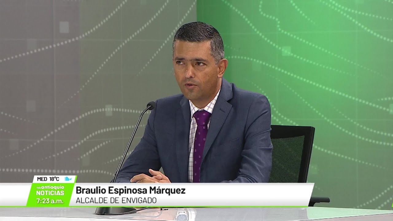 Entrevista con Braulio Espinosa Márquez, alcalde de Envigado - YouTube