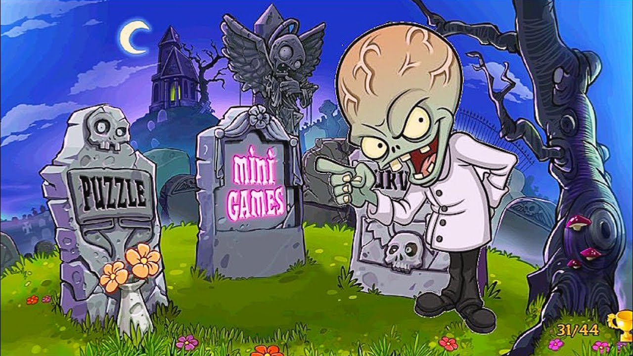 Plants Vs Zombies | Mini Games | 3 Chapter Completed Gameplay in 13:15 ...