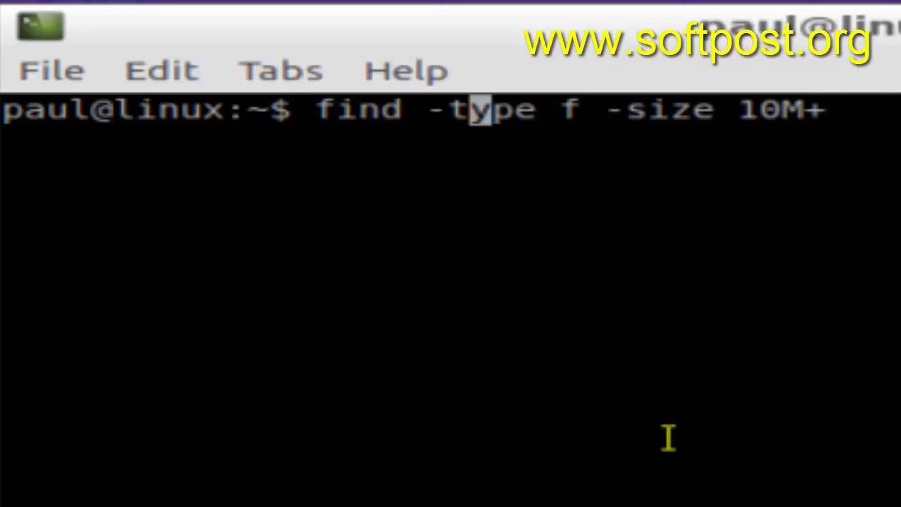 How To Find Large Size Files In Ubuntu YouTube How To Find Large Size Files In Ubuntu YouTube
