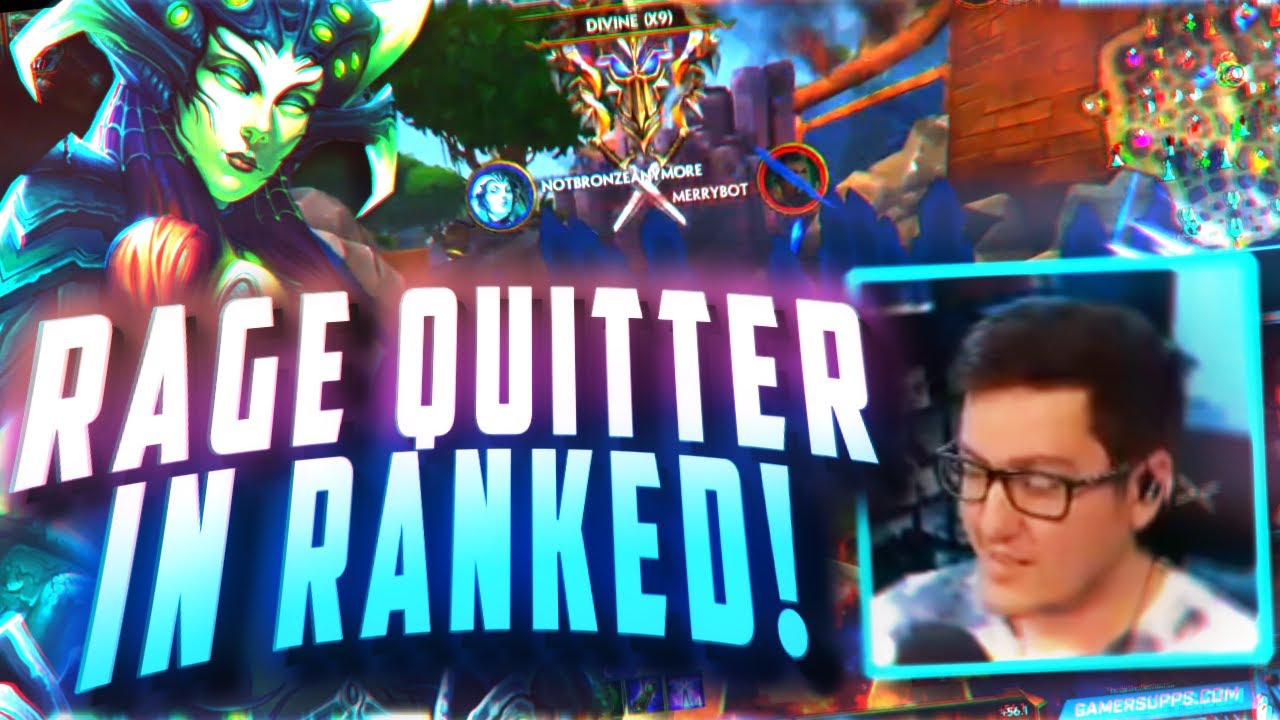 IMAGINE RAGE QUITTING IN A RANKED GAME! - YouTube