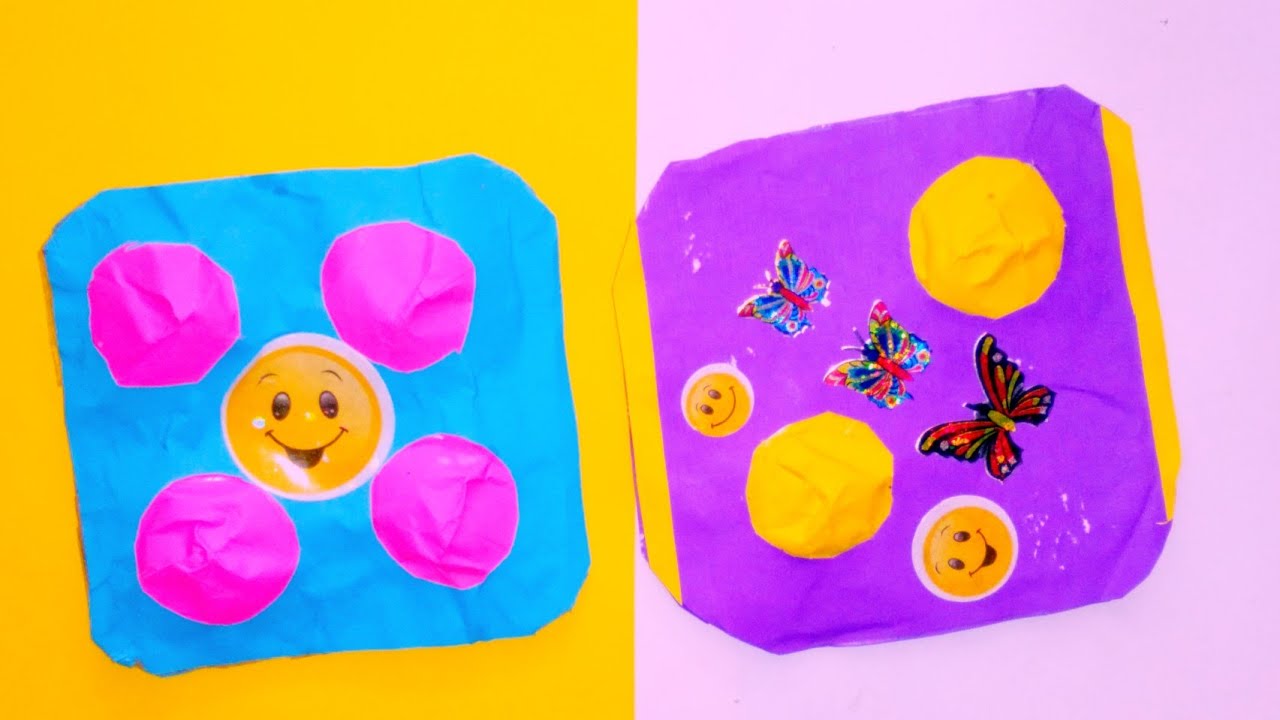 how to make fidget toy at home with cardboard - YouTube