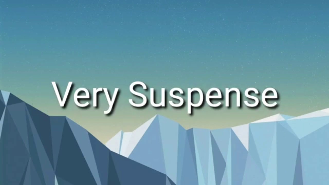 Very Suspense Sound Effects - YouTube