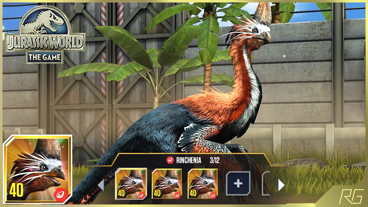 RINCHENIA X3 MAX LEVEL 40. RINCHENIA FEEDING & BATTLE | Jurassic World ...