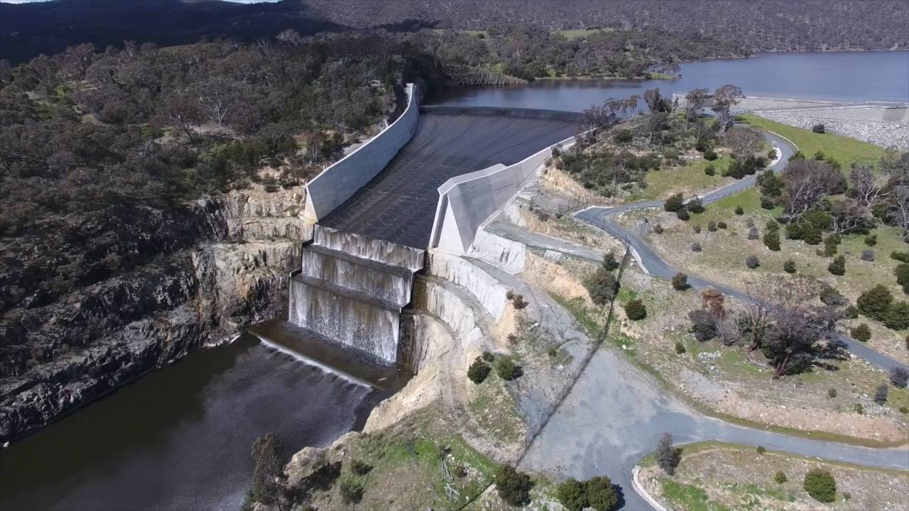 Googong Dam Drone footage - YouTube