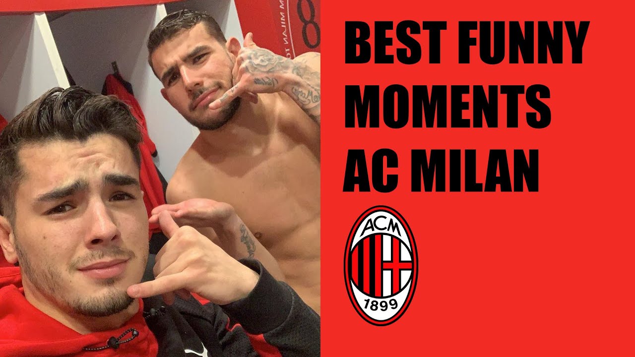 BEST FUNNY MOMENTS AC MILAN 2020 - YouTube