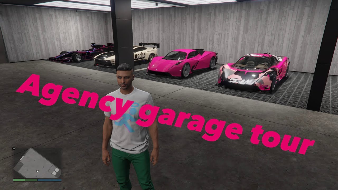 GTA 5 online Agency garage tour - YouTube