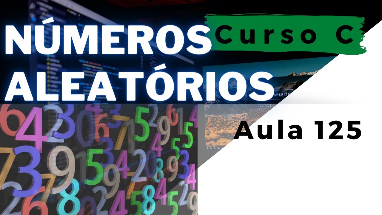 Curso de Programação C | Como gerar números aleatórios com a função ...