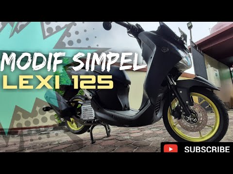 REVIEW MODIF SIMPEL YAMAHA LEXI 125 - YouTube