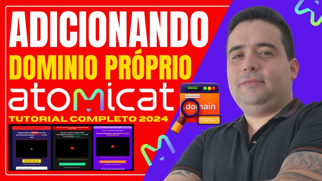 Como Colocar Domínio Próprio na Atomicat de Forma Super Simples ...