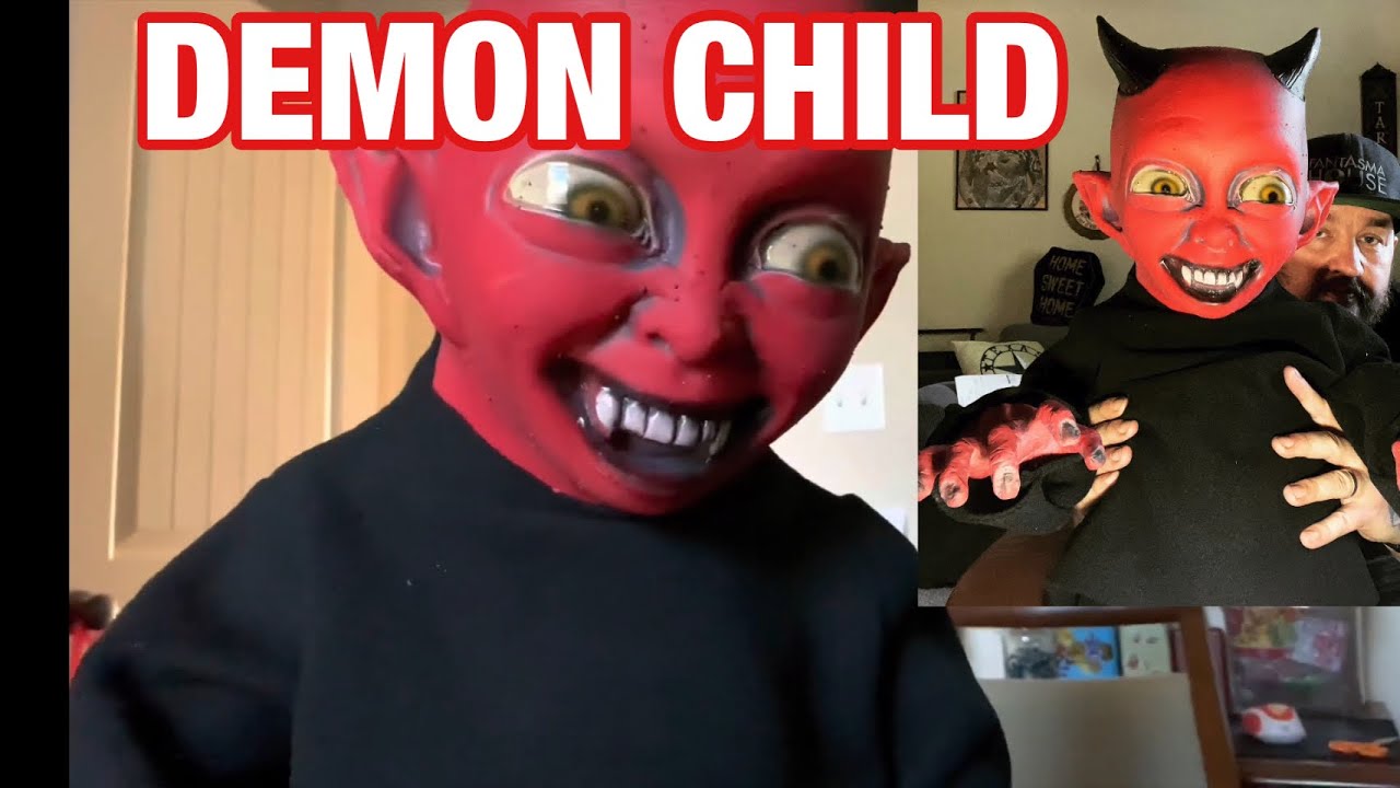 CREEPY Devil Child | Life Size Monster Kid Little Devil | Distortions ...