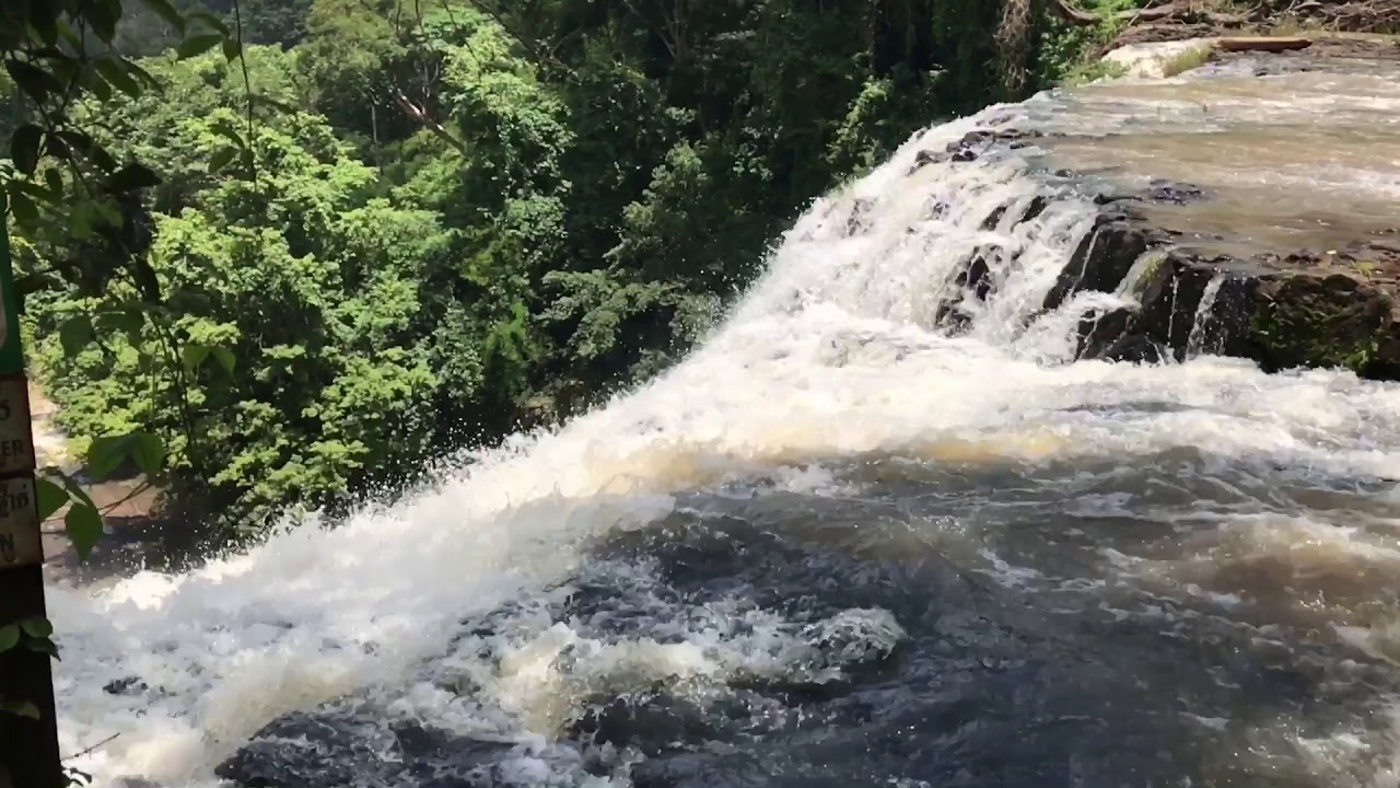 Bousra waterfall cambodia - YouTube