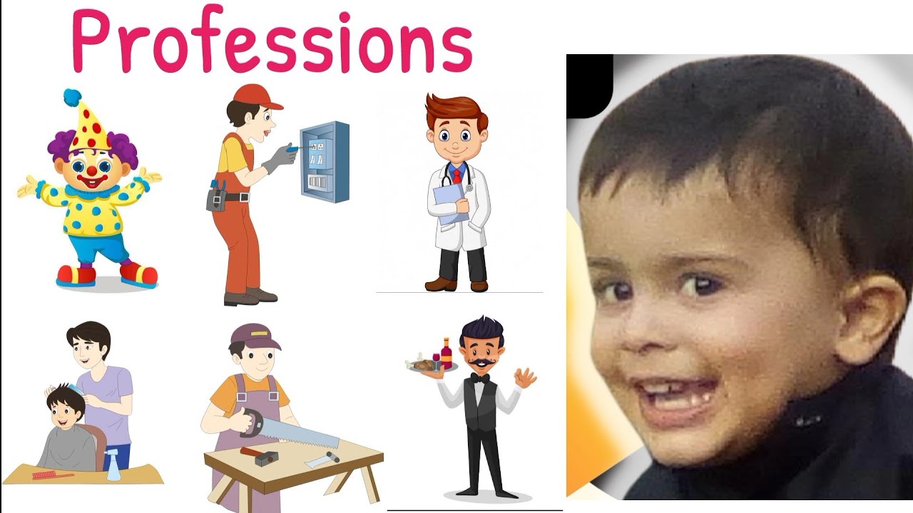 Professions | learning Professions | kids learning video | kids ...