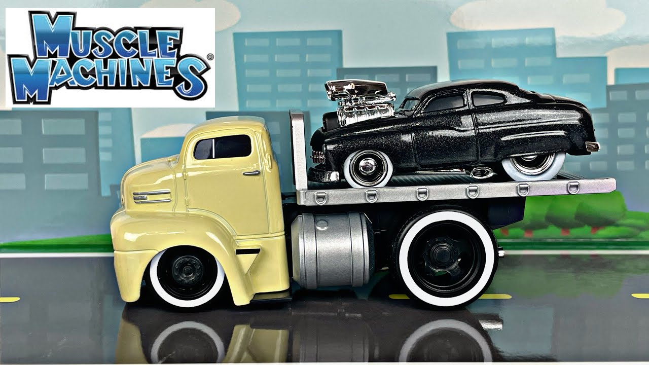 MUSCLE MACHINES 1:64 MUSCLE TRANSPORTS MAISTO ford Coe 49 Mercury - YouTube