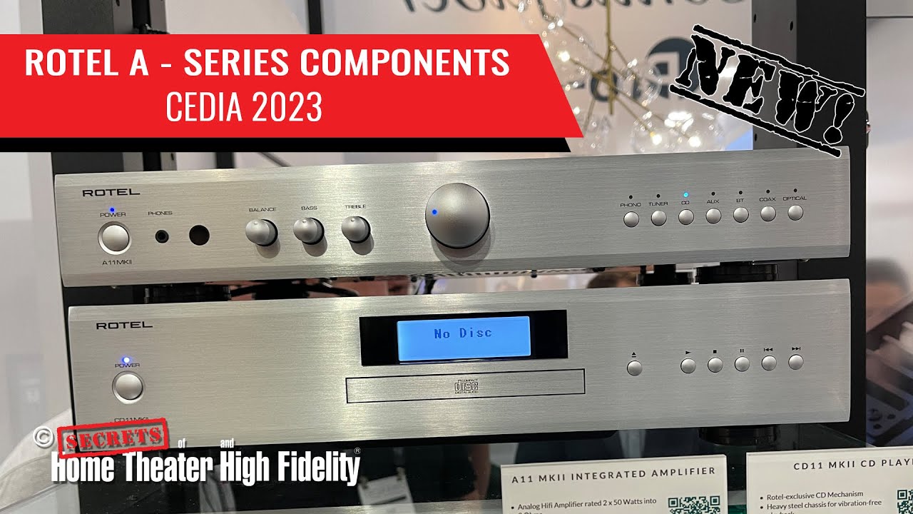 Rotel A Series Components at CEDIA 2023 - YouTube