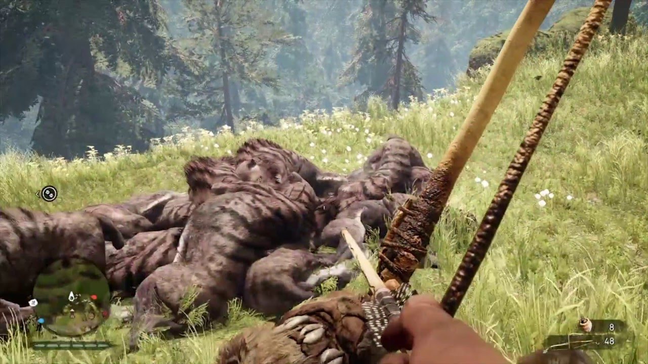 Far Cry Primal | suicidal saber-tooth tigers - YouTube