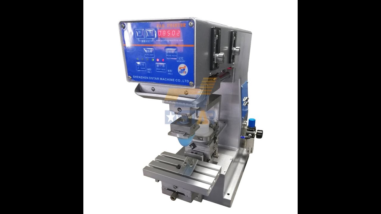 1 color watch dial pad printing machine factory - YouTube