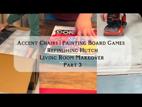 Accent Chairs | Turning Board Games into Decorative Books | Refinishing ...