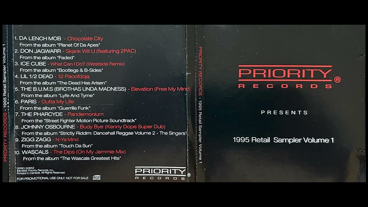 Paris (6. OUTTA MY LIFE - EPMD - 1995 PRIORITY RECORDS RETAIL SAMPLE CD ...