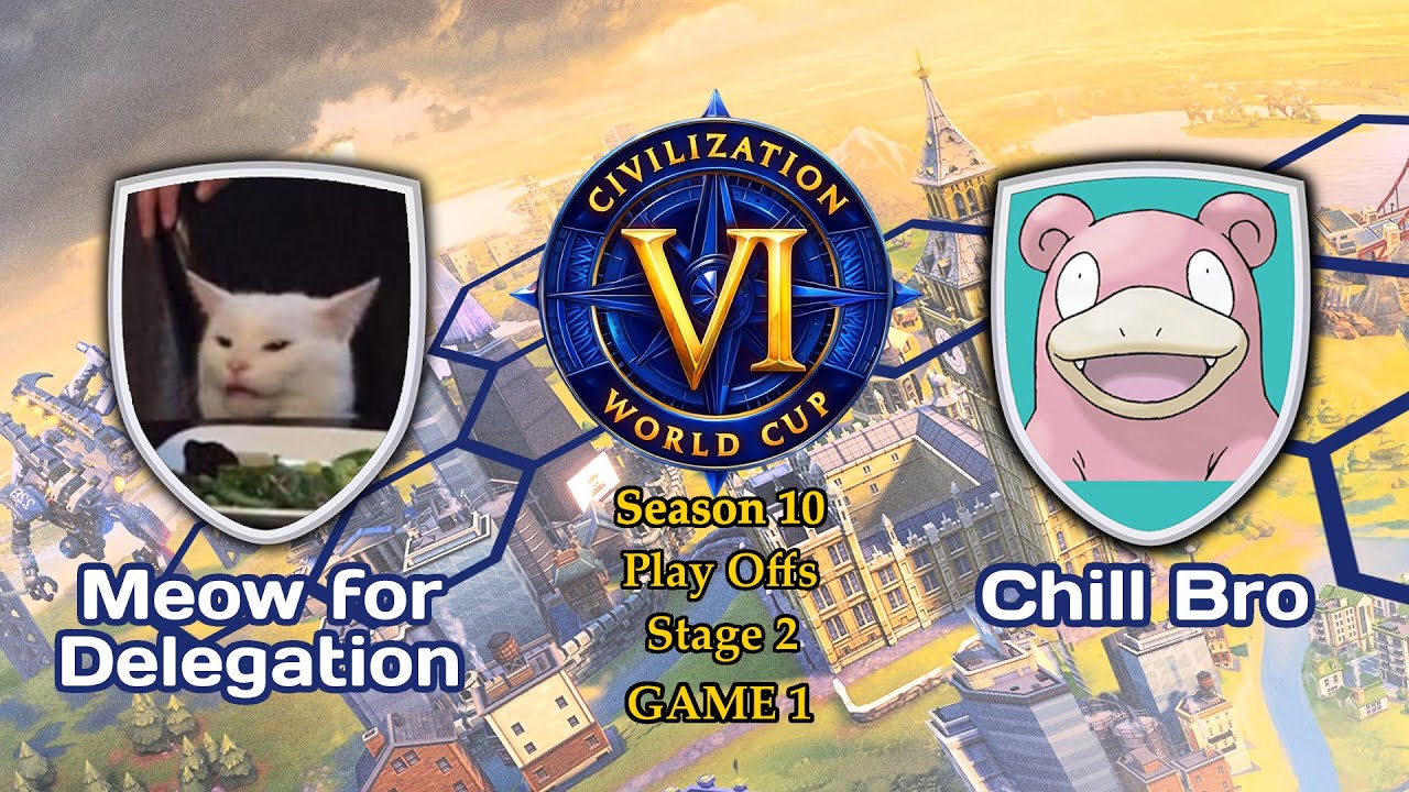 Meow for Delegation vs Chill Bro PlayOffs Stage 2 Game 1 CWC Season 10 ...