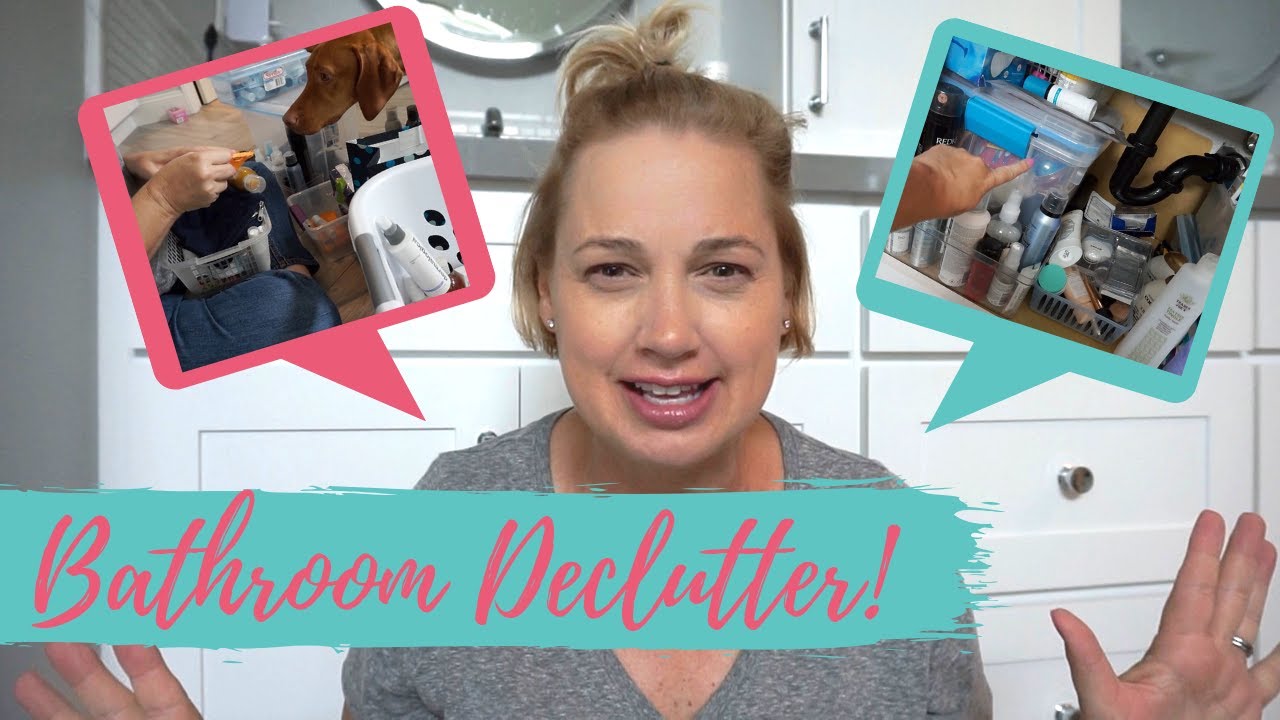 Clean with Me - Bathroom Declutter| Long Story Short - YouTube