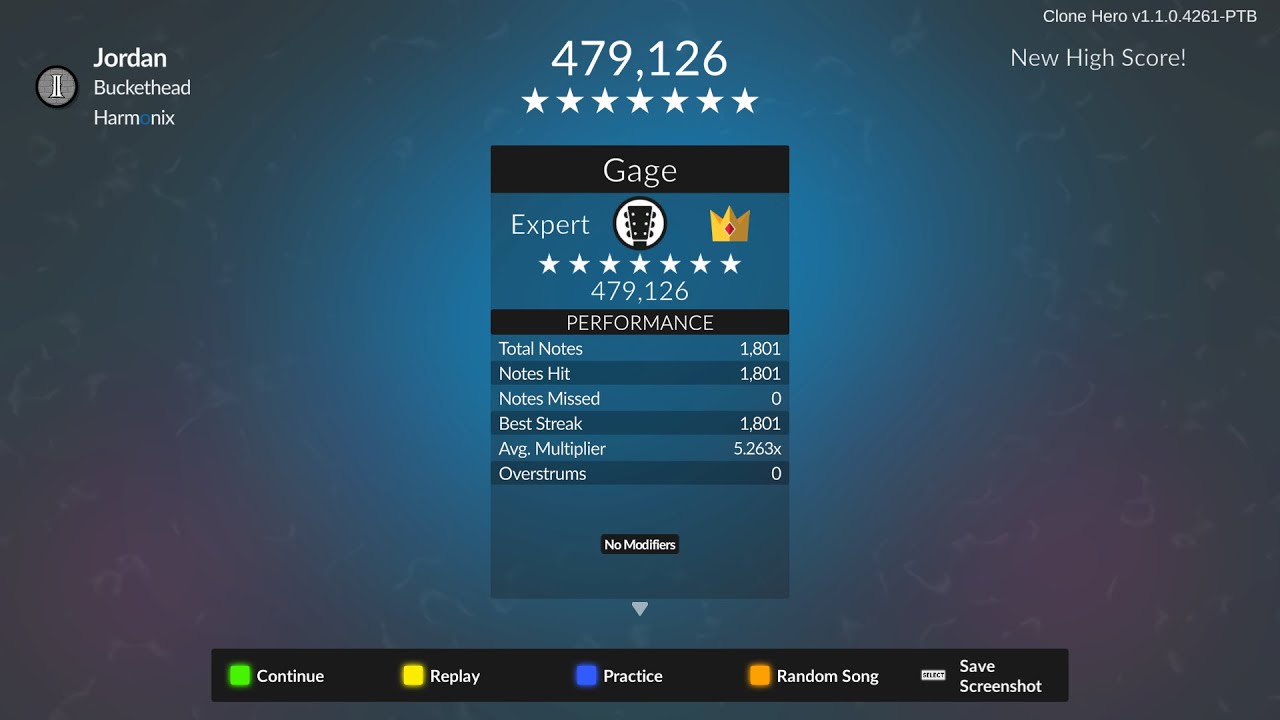 [GH2] Buckethead - Jordan 100% FC (Guitar) - YouTube