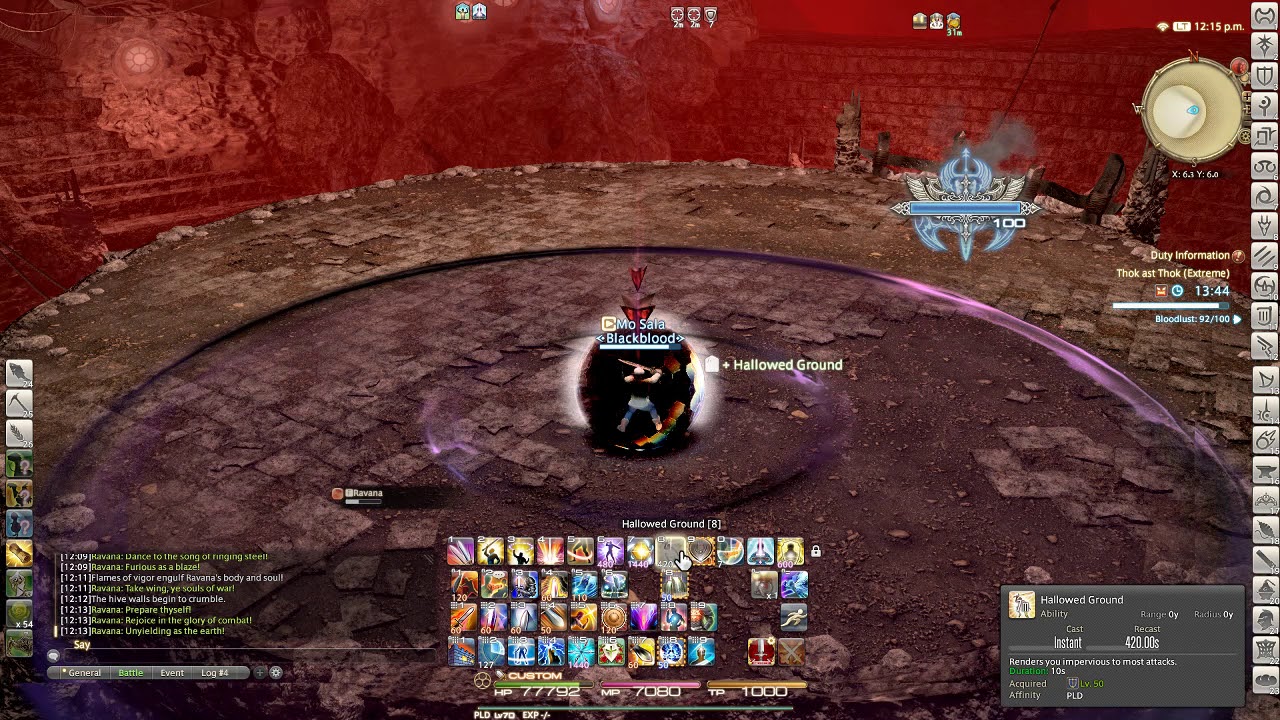 FFXIV Ravana EX Solo, Paladin - YouTube