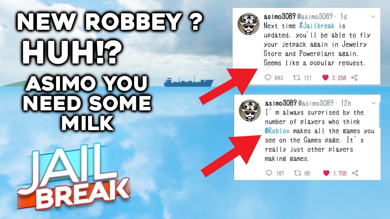 Jailbreak New Robbery ?! (Roblox Live) - YouTube