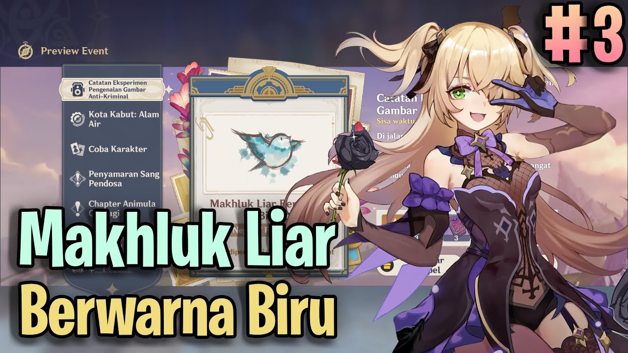 Catatan Eksperimen : Makhluk Liar Berwarna Biru - Genshin Impact - YouTube