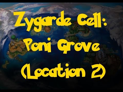 Zygarde Cell Location: Poni Grove (Location 2) (Pokemon Sun/Moon) - YouTube