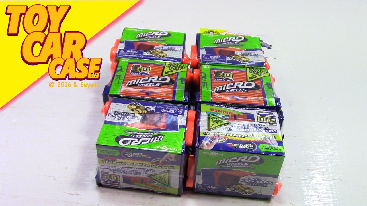 Micro Wheels Mini Motorized Machines Toy Car Case - YouTube