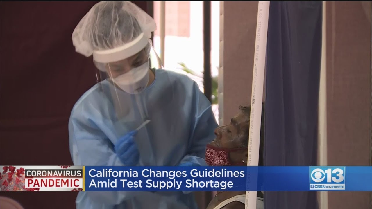 California Changes Guidelines Amid Coronavirus Test Supply Shortage ...