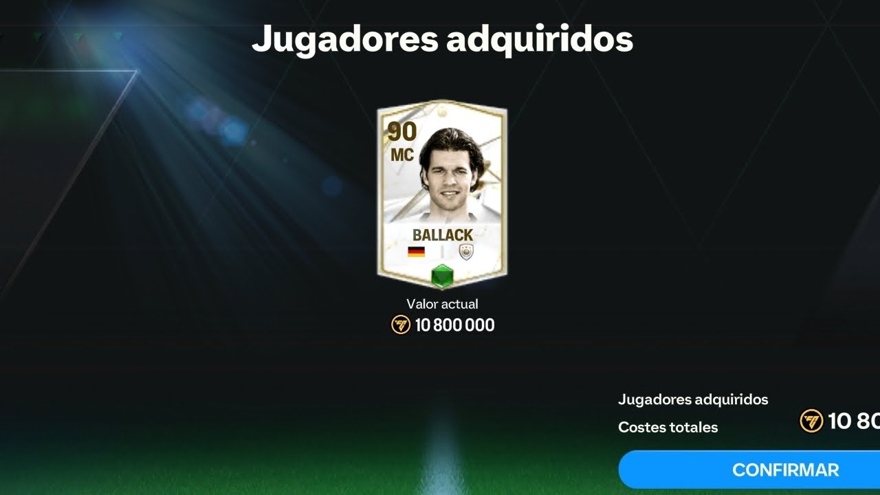 Mejoramos la carta de Ballack en FC Mobile - YouTube