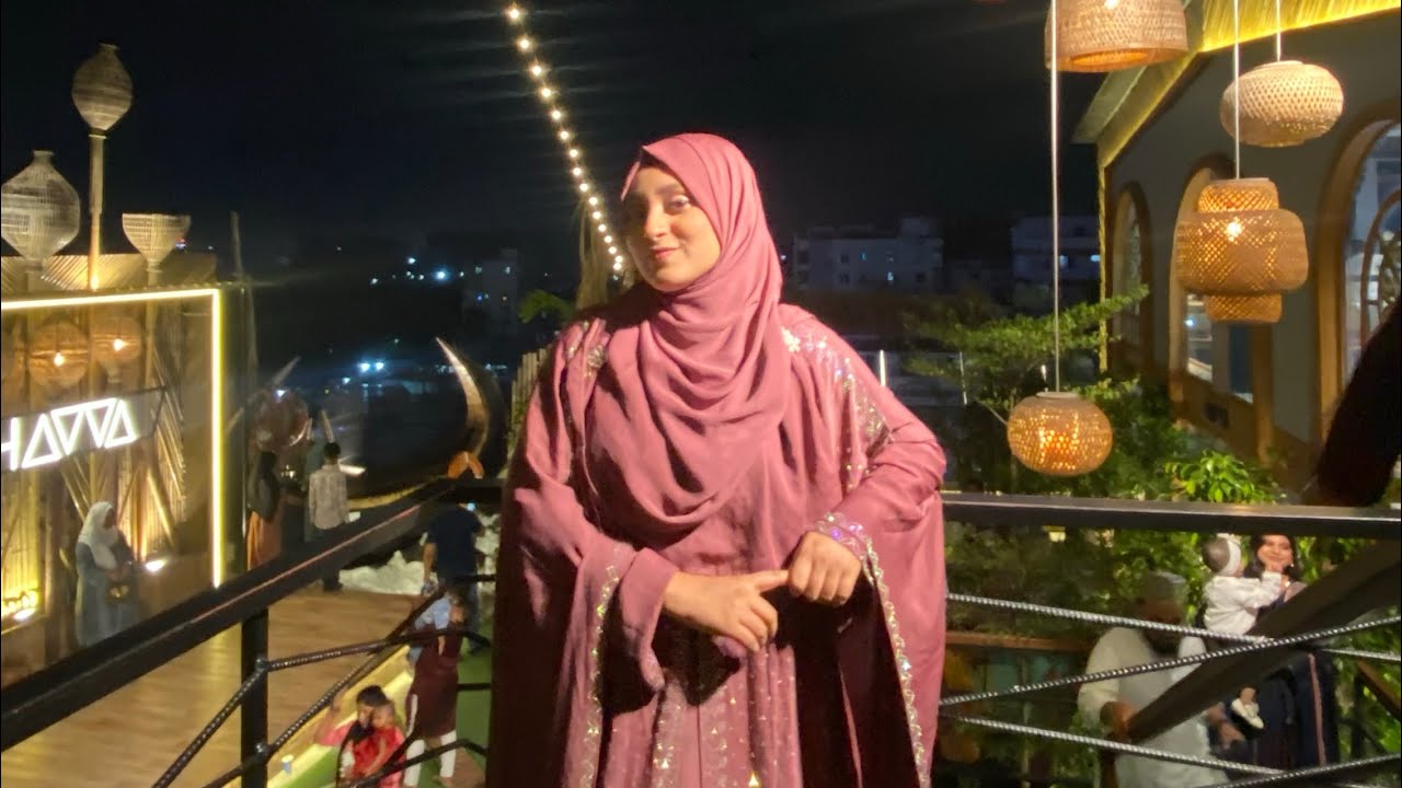Hawa restaurant mirpur 12 hawa rooftop restaurant location, vlog - YouTube
