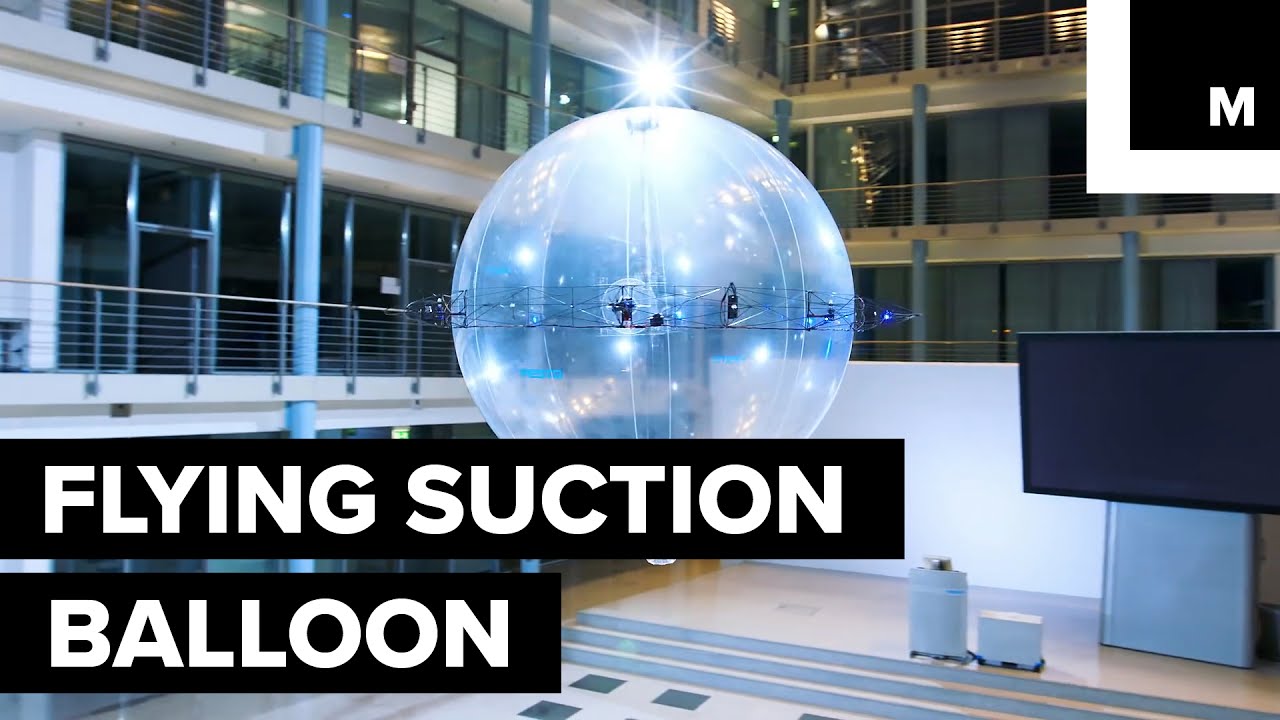 Flying suction balloon - YouTube