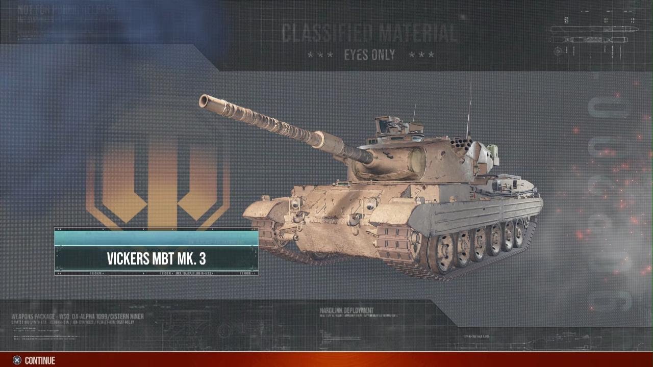 World of Tanks-Vickers MBT Mk.3 Contract Complete - YouTube